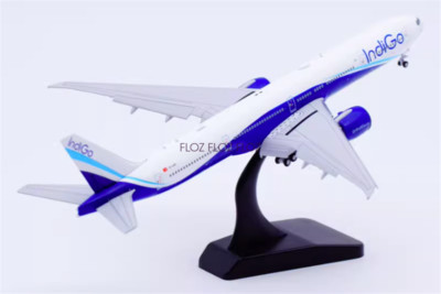 for JC Wings IndiGo for Boeing B777-300ER TC-LKD Flaps Down 1:400 Pre ...