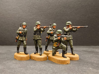 1/72 World War II German infantry finished soldier model 5pcs | eBay