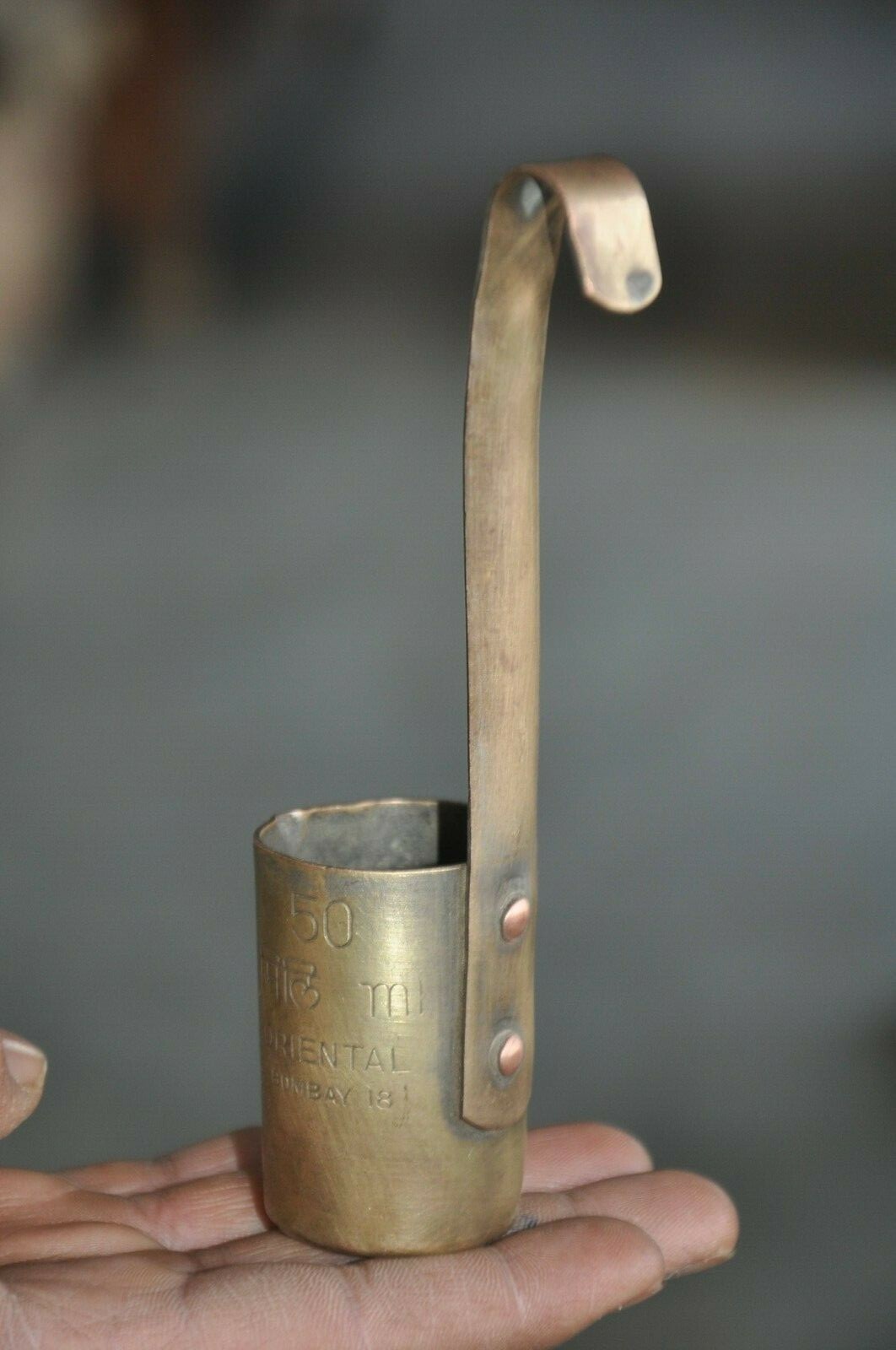 Vintage Brass Handcrafted 50 Ml Liquid Measurement Tool /Pot | eBay ...