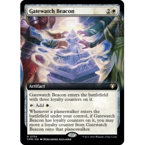 Gatewatch Beacon (extended Art) X4 M/NM Magic MTG Commander Masters | eBay