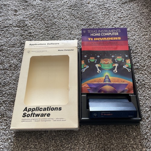 Texas Instruments Home Computer Software TI Invaders Arcade ...