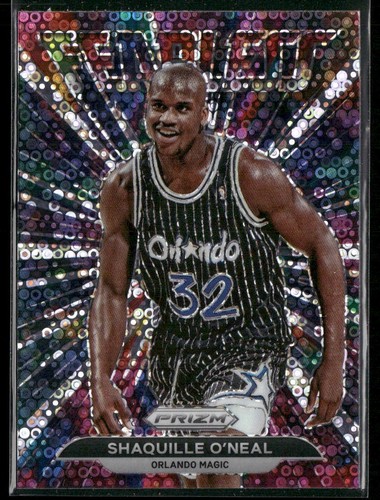 2021-22 Prizm Shaquille O'Neal #18 Fearless Disco Prizm Orlando Magic ...