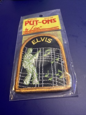 VTG ELVIS PRESLEY Iron On Patch | eBay
