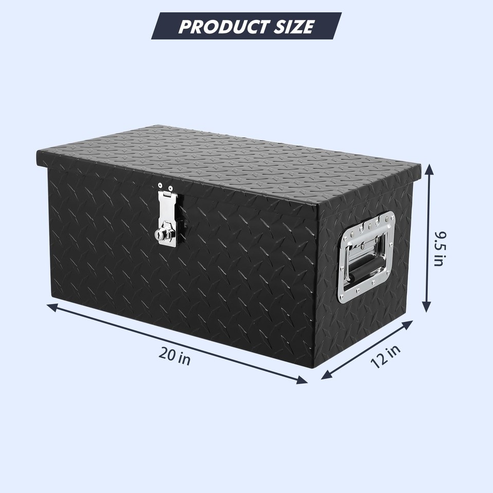 Heavy Duty Waterproof Truck Storage,Aluminum Diamond Plate Tool Box ...