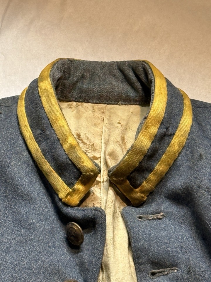 Civil War Confederate CSA Cavalry Shell Jacket with Original CSA ...
