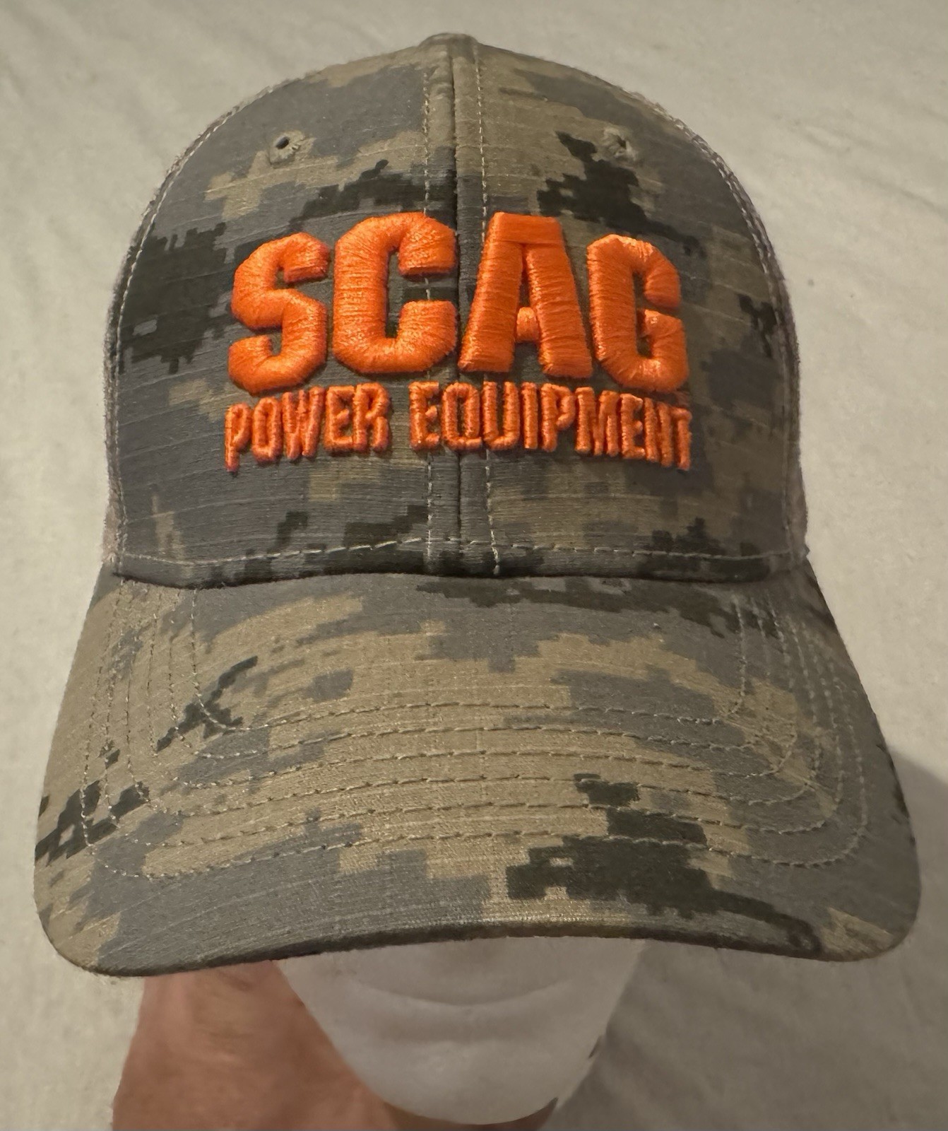 SCAG Power Equipment Raised Logo Digital Camo Hat Cap… - Gem