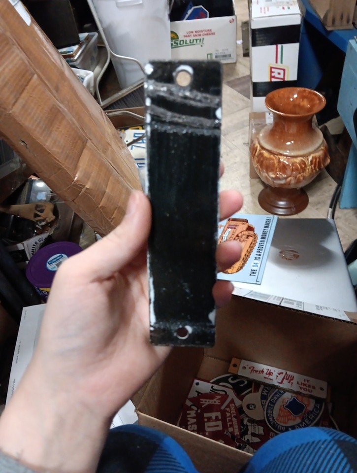 Porcelain Mountain Dew It'll Tickle Yore Innards Metal Crate Tag | eBay