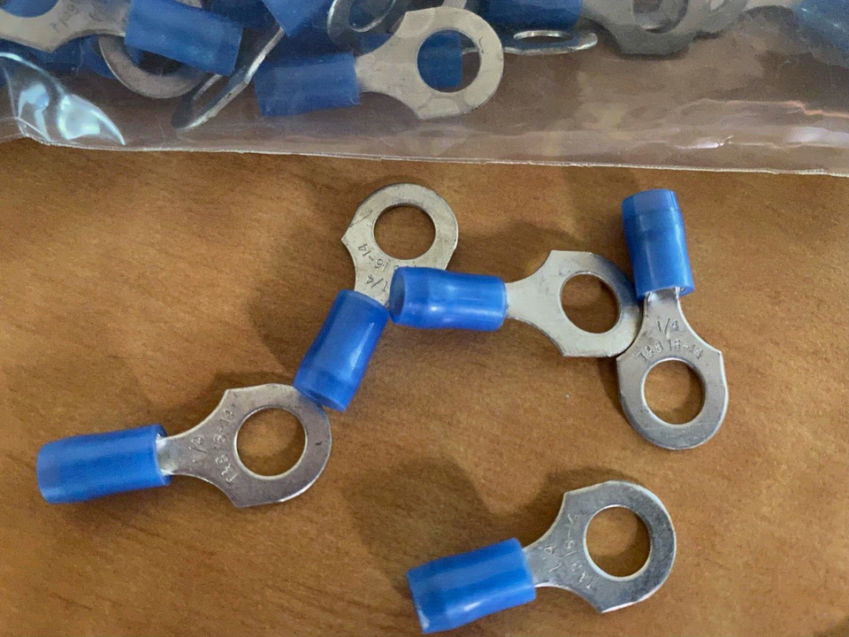 Electrical Ring Terminals T&B 16-14 1/4 | eBay