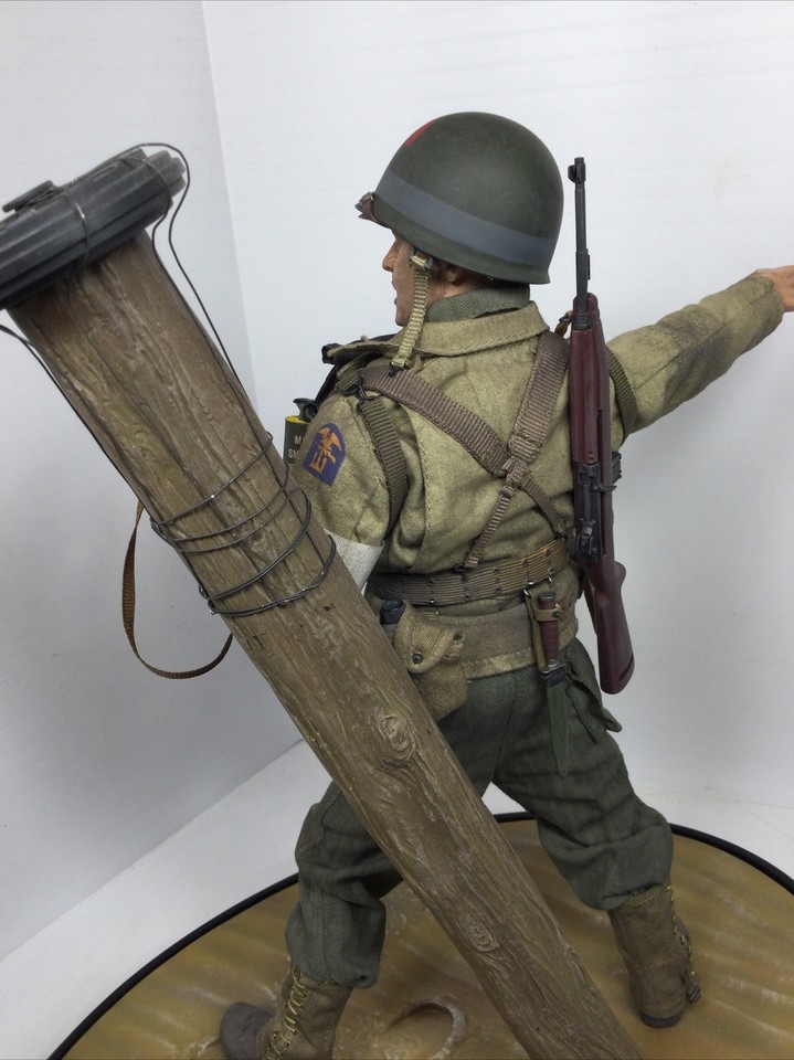 1/6 CUSTOM WW2 US 7TH NAVAL BEACH BTN. BEACHMASTER OMAHA BEACH DIORAMA ...