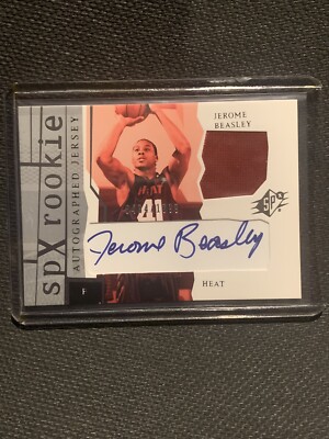 2003 Upper Deck SPX Jerome Beasley Rookie Autograph Jersey Card #172 | eBay