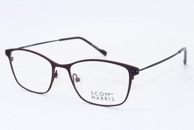 NEW SCOTT HARRIS SH-714 C1 BURGUNDY GOLD TEAL BLACK AUTHENTIC ...