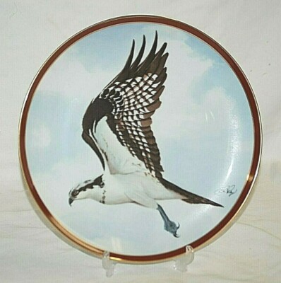 Hamilton Collection Osprey Plate Majestic Birds of Prey COA 1260 C ...