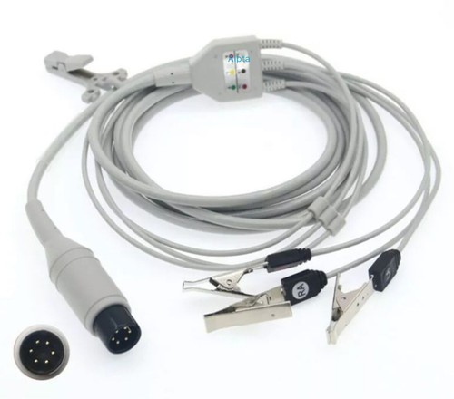 Generic 6 pins One-piece ECG Cable Veterinary Vet Use | eBay