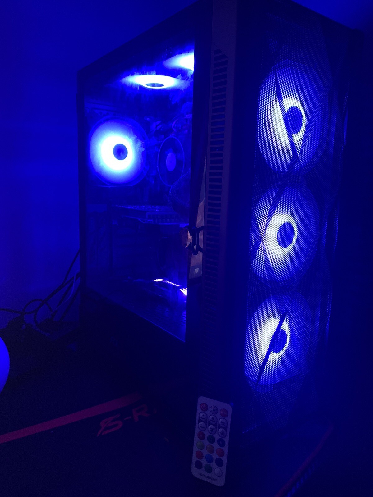 Gaming Pc Case With Rgb Controller | eBay