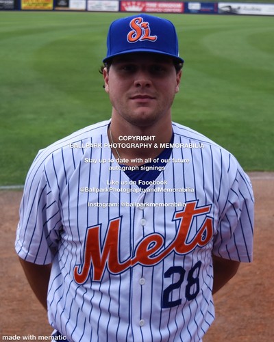 Mike Vasil New York Mets St Lucie Mets Unsigned Minor League Baseball ...