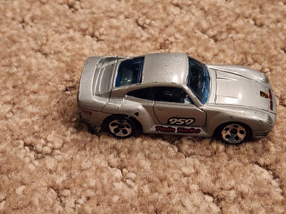 Hot Wheels 1987 Silver Porsche 959 Twin Turbo Diecast Car | eBay