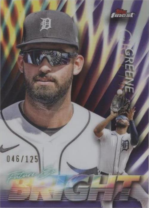 2024 Topps Finest - Future So Bright Riley Greene #FSB-17 Purple ...