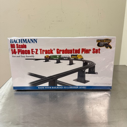BACHMANN E-Z Track Graduated Pier Set 14 TRESTLES Train Overpass 4447 ...