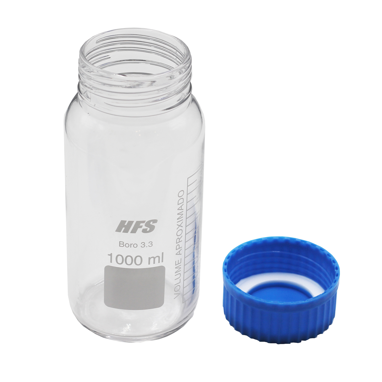 HFS(R) Laboratory Media Storage Bottles w/ GL80 PP Screw Cap ...