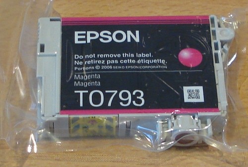 GENUINE EPSON T0793 TO793 Magenta (red) cartridge vacuum sealed ...