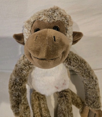 Dan Dee Monkey Plush Hook And Loop Stuffed Animal Toy 19" Valentine's ...