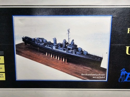 Bluejacket Shipcrafters USS Kidd Fletcher Class Destroyer Model Kit ...