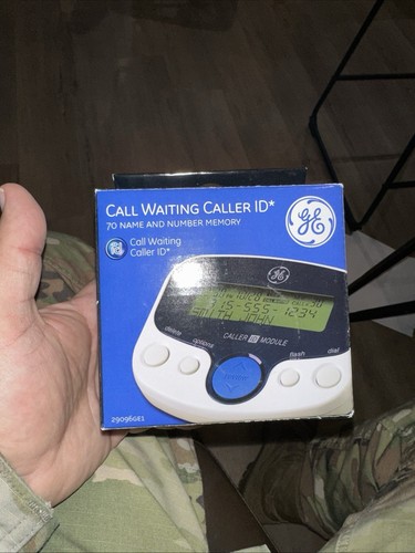 GE Call Waiting Caller ID 70 Name & Number Memory 29096GE1-B Large ...