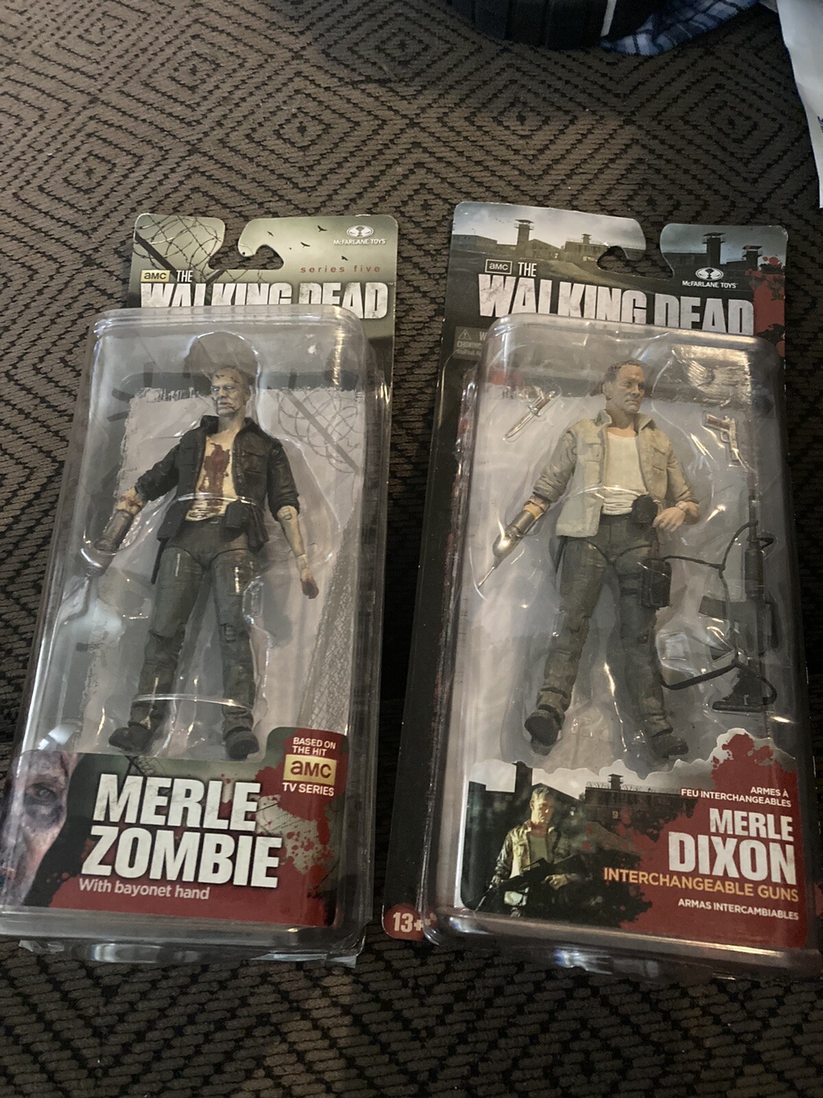 walking dead Merle and Merle zombie figure set Merle Series 3 Merle ...
