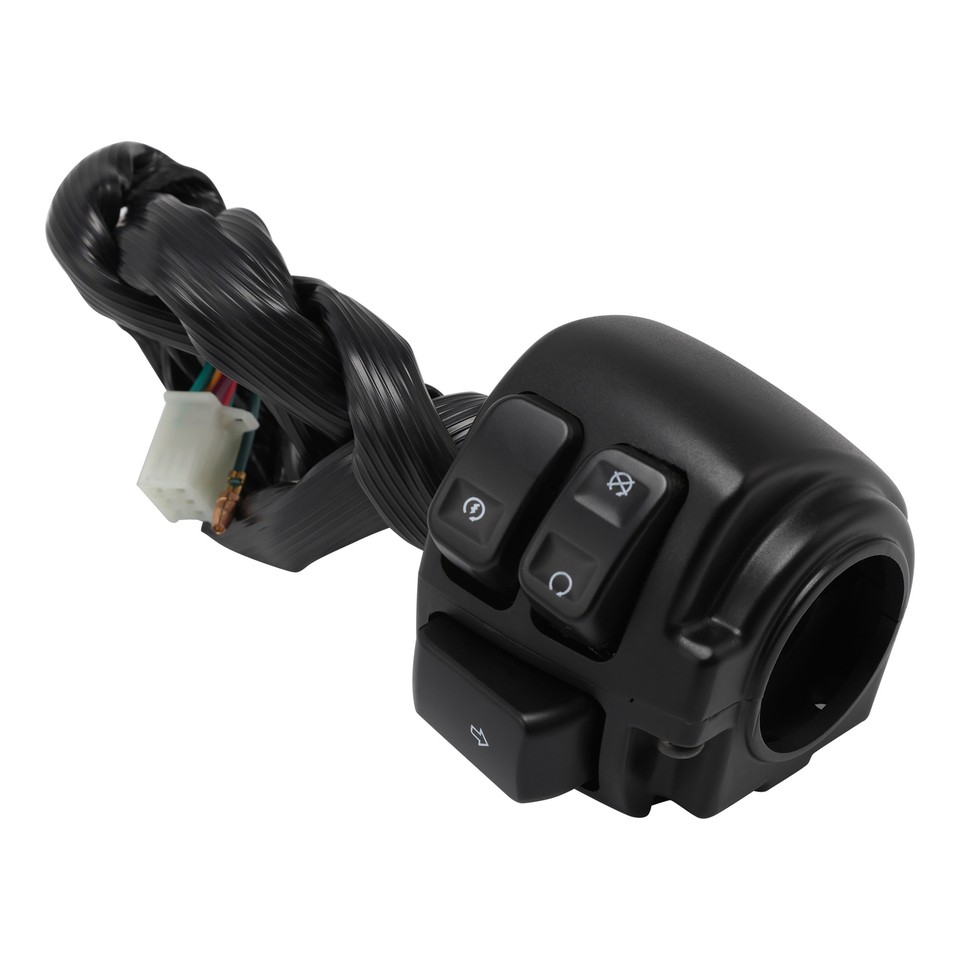 1" Handlebar Turn Signal Control Switch Fit For Harley Dyna Sportster ...