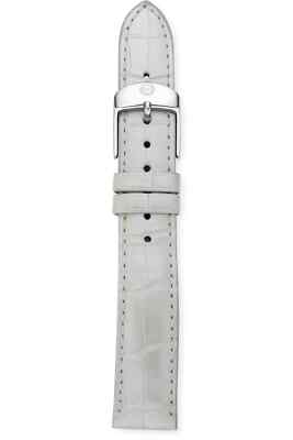 MICHELE 16MM SILVER ALLIGATOR SKIN WATCH STRAP BRAND NEW W/ TAGS ...