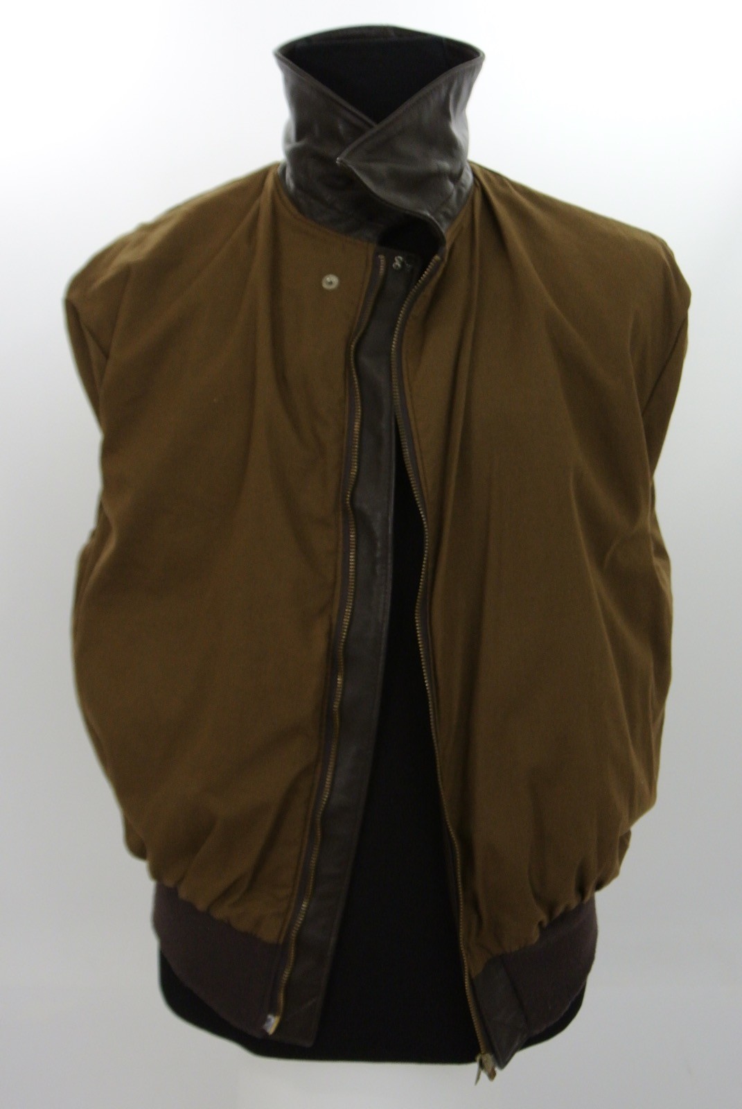 Cooper A-2 A2 Flight Bomber Jacket Made in USA Brown Goatskin Leather ...