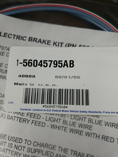 Trailer Tow Harness Mopar 56045795AB for sale online | eBay