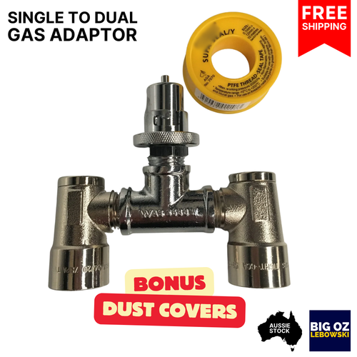 Compliant Dual Outlet Gas Bayonet Splittter for Single LPG Bottle ...