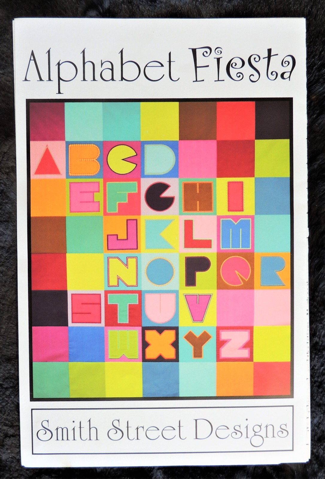 Alphabet Fiesta Quilt Pattern for Embroidery Machine w/CD Smith Street ...