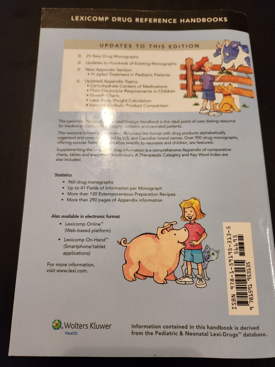 Lexicomp Drug Information Handbook With International Trade Names