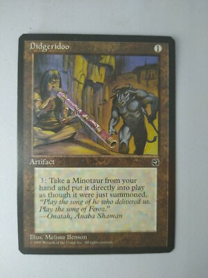 Mtg Magic The Gathering Homelands Didgeridoo Rare Wizards Of The Coast ...