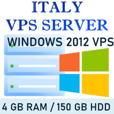 UK VPS - WINDOWS 2012 RDP SERVER / VPS SERVER 4 GB RAM + 150 GB HDD | eBay
