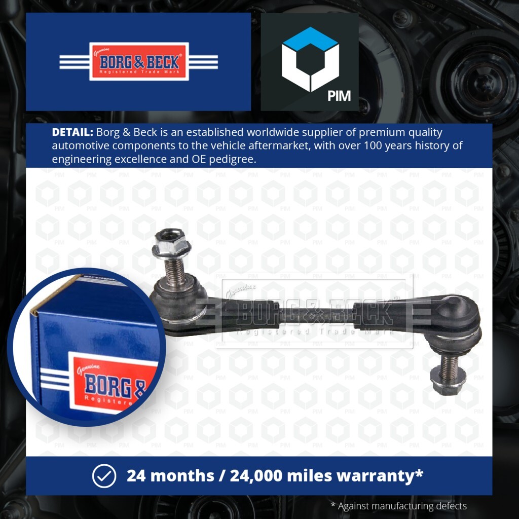 Anti Roll Bar Link fits BMW Front Stabiliser Drop Link B&B 31306861485 ...