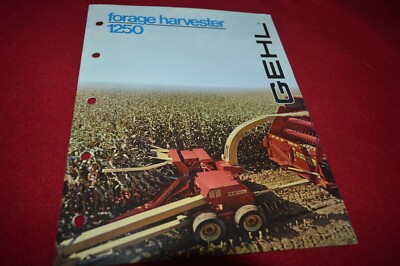Gehl 1250 1000 Forage Harvester for 1981 Dealers Brochure AMIL15 | eBay