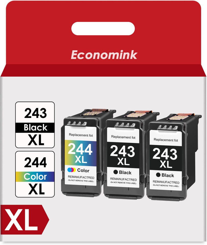 PG-243XL CL-244XL Ink Cartridge Printer for Canon Pixma MG2525 MG2555 ...