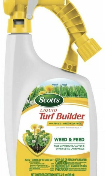 Scotts Liquid Turf Builder with Plus 2 Weed Control Fertilizer - 32 fl ...