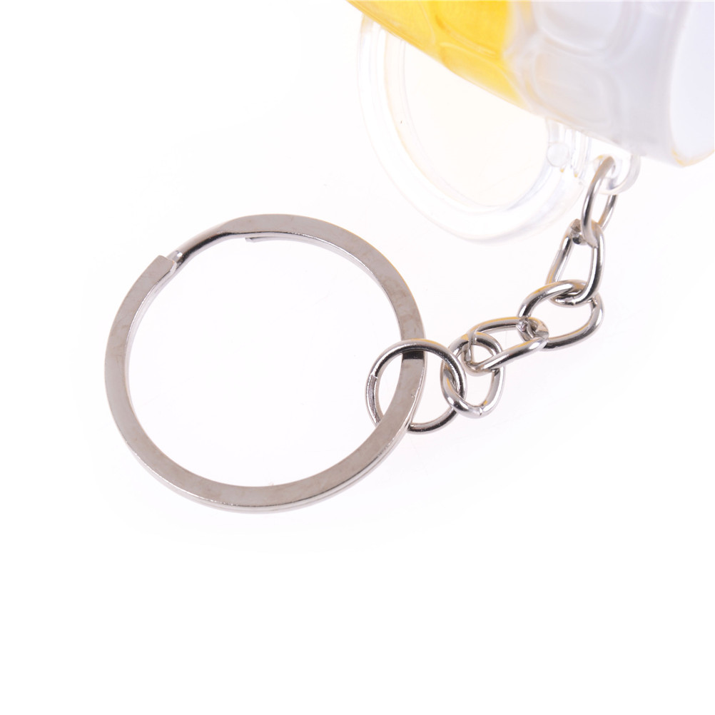 Resin Beer Cup Key Chain Car Keyrings Christmas Xmas G^PT | eBay