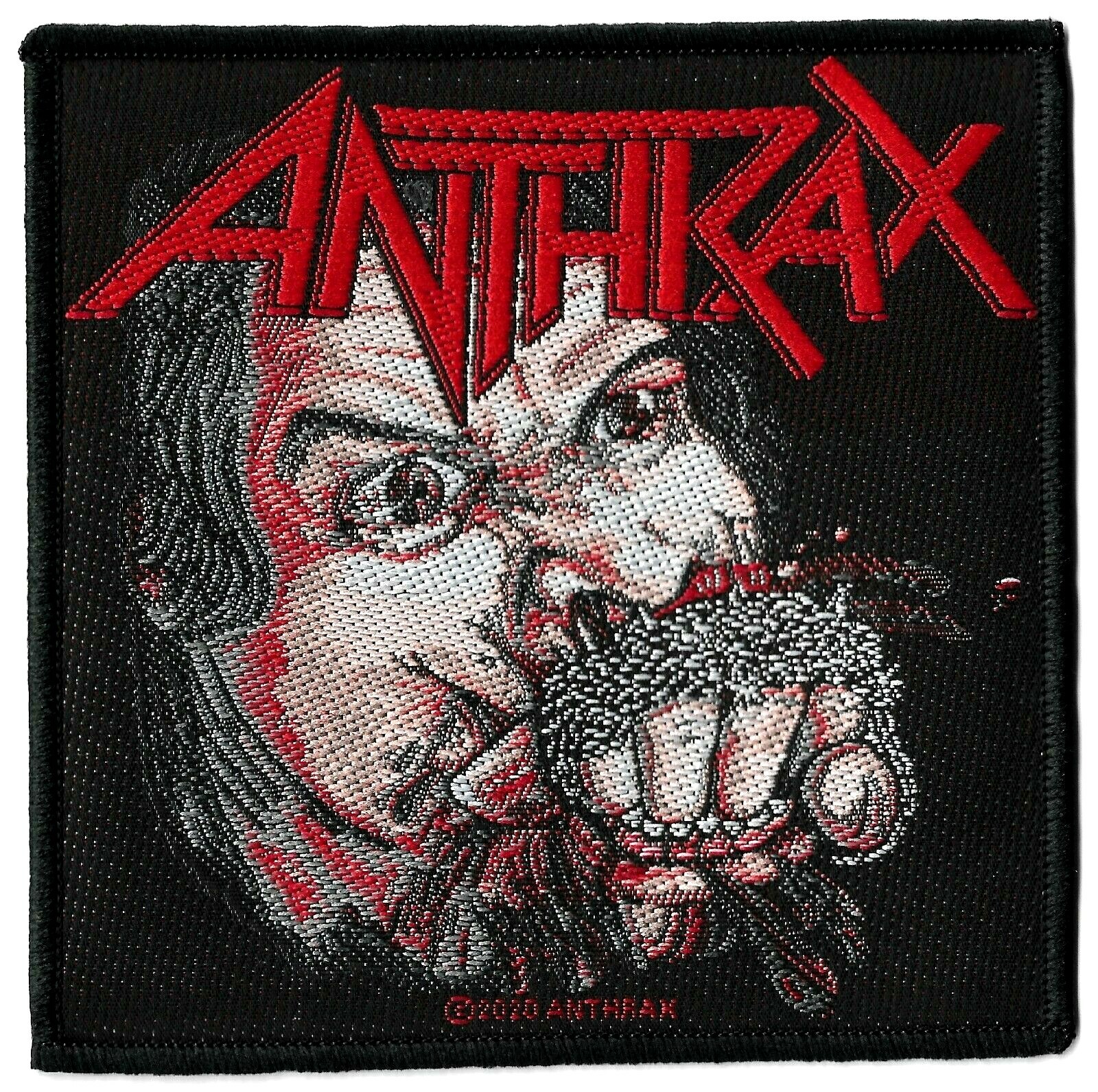 Anthrax - Fist Full of Metal Patch [UK Import] Memorabilia Emblem Logo ...