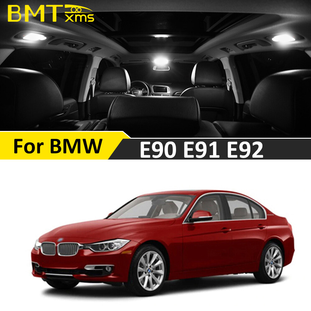 21x White LED Error Free Interior Lights Kit For BMW 328i 335i M3 E90 ...