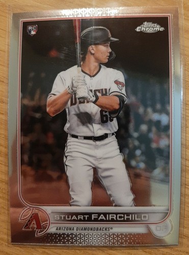 2022 TOPPS CHROME STUART FAIRCHILD ROOKIE #156 ARIZONA DIAMONDBACKS | eBay