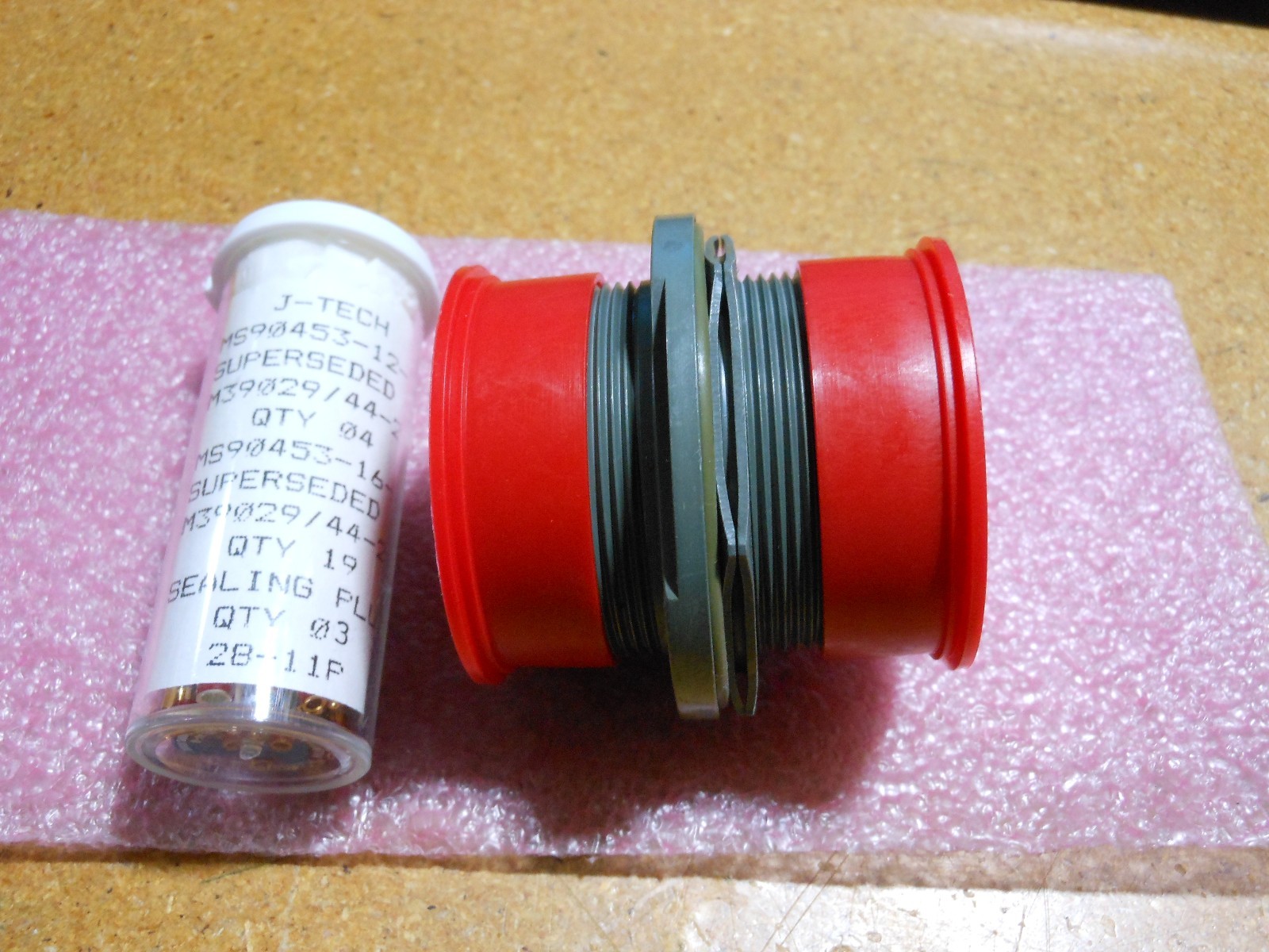 J-TECH CONNECTOR WITH CONTACTS # MS3404D28-11P NSN: 5935-00-189-5212 | eBay