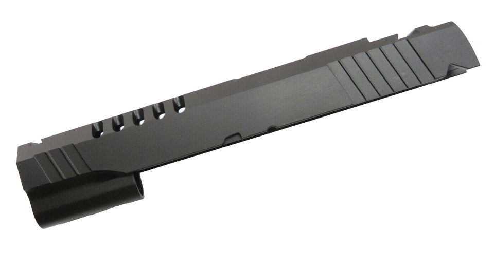 New 1911 .45 ACP AUTO Black Stainless Custom Ported Slide LPA Target ...
