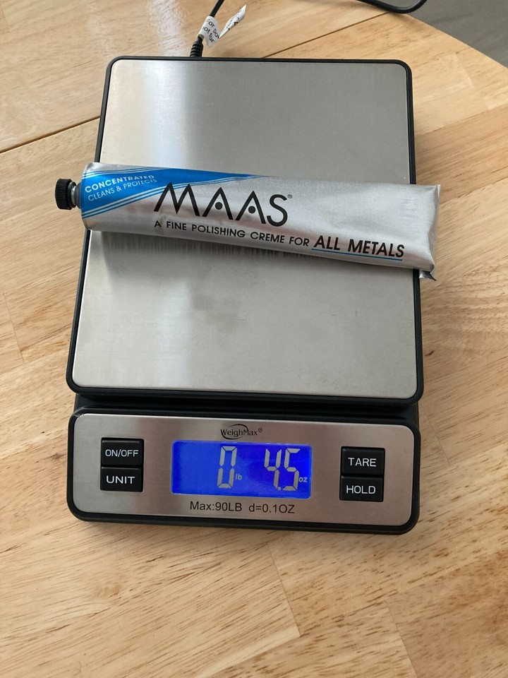 MAAS Concentrated Polishing Cream 4 oz Tube for All Metals | eBay
