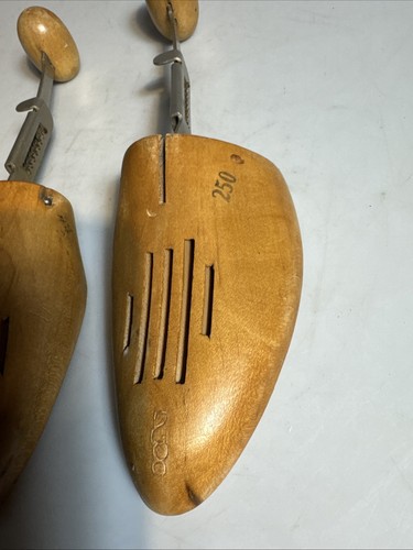 Vintage Wooden Shoe Form Stretcher Mold Inserts Los Angeles Judes Inc ...