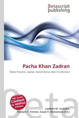 Lambert M. Surhone (u. a.) | Pacha Khan Zadran | Taschenbuch | Englisch ...